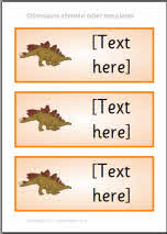 Dinosaurs-themed classroom label templates (SB5280) - SparkleBox