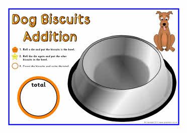 Dog biscuits addition mats (SB5277) - SparkleBox