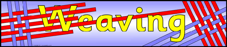 Weaving display banner (SB5293) - SparkleBox