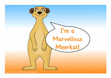 Meerkat-themed target sheets (SB5340) - SparkleBox