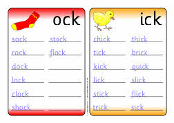 More rime word cards (SB5365) - SparkleBox