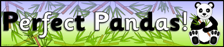 Perfect Pandas display banner (SB5373) - SparkleBox