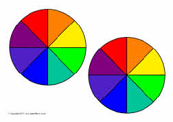 Colour wheel posters and cut-outs (SB5435) - SparkleBox