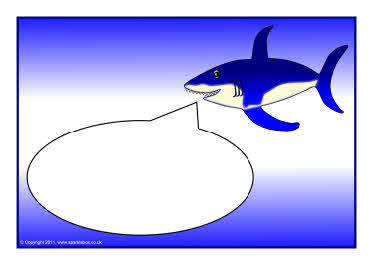 Shark-themed editable target board sheets (SB5607) - SparkleBox