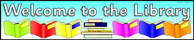 Welcome to the Library banner (SB5655) - SparkleBox