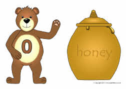 Bears and honey pots matching activity 0-20 (SB5679) - SparkleBox