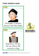 Tudor timeline cards (SB5700) - SparkleBox