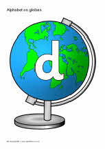 Alphabet on globes (SB5724) - SparkleBox