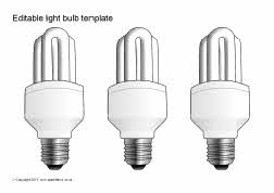 Editable light bulb templates (SB5763) - SparkleBox