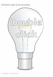 Editable light bulb templates (SB5763) - SparkleBox