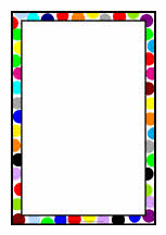 Portrait A4 page borders set (SB5859) - SparkleBox