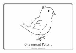 Two Little Dickie Birds colouring sheets (SB5952) - SparkleBox