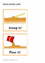 Sand activity cards (SB6040) - SparkleBox