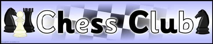 Chess Club display banner (SB6036) - SparkleBox