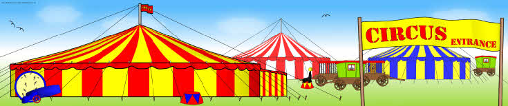 Circus small world scenery (SB6110) - SparkleBox