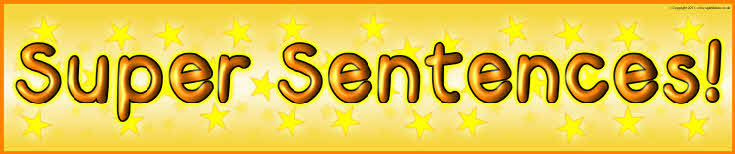 Super Sentences display banner (SB6221) - SparkleBox