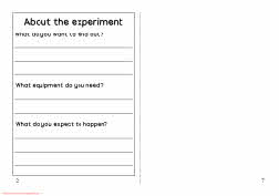 Changing materials experiment log books (SB6280) - SparkleBox