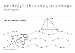 Name writing and pencil control worksheets (SB6277) - SparkleBox