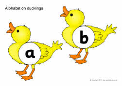 Alphabet on ducklings (SB6301) - SparkleBox