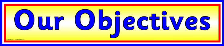 Our Objectives display banner (SB6318) - SparkleBox