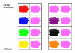 Colour dominoes (SB6348) - SparkleBox