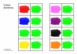 Colour dominoes (SB6348) - SparkleBox