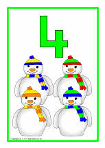 Winter number posters 1-20 (SB6343) - SparkleBox