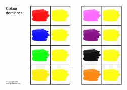 Colour dominoes (SB6348) - SparkleBox