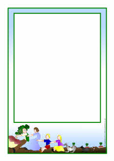 The Enormous Turnip A4 page borders (SB6355) - SparkleBox