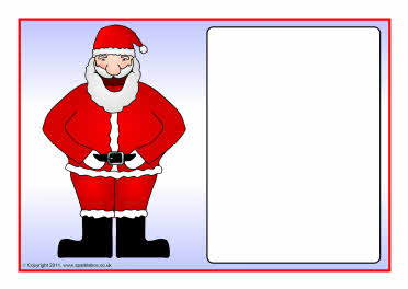 Santa-themed editable target board posters (SB6380) - SparkleBox