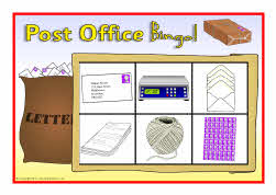 Post Office bingo (SB6466) - SparkleBox
