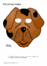 Pet animal role-play masks (SB6470) - SparkleBox