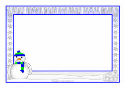 Weather-themed A4 page borders - landscape (SB6478) - SparkleBox