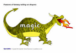 Features of fantasy writing on dragons (SB6509) - SparkleBox