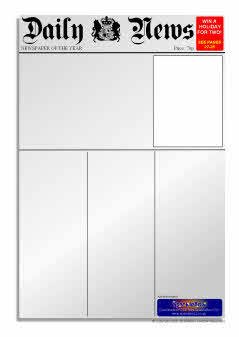 Editable newspaper templates (SB6536) - SparkleBox