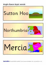 Anglo-Saxons topic word cards (SB6556) - SparkleBox