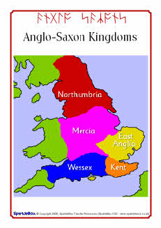 Anglo-Saxon maps (SB6555) - SparkleBox
