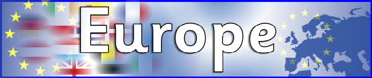 Europe display banner (SB6593) - SparkleBox