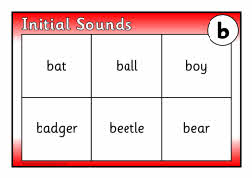 Initial sounds bingo: b (SB6649) - SparkleBox