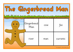 Gingerbread Man bingo (SB6655) - SparkleBox