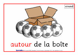 French preposition posters (SB6687) - SparkleBox