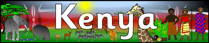 Kenya display banner (SB6696) - SparkleBox
