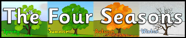The Four Seasons display banners (SB6825) - SparkleBox