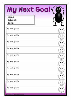 Beetle-themed pupil target and achievement sheets (SB6852) - SparkleBox