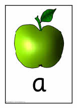 Alphabet picture A4 flash cards (SB6866) - SparkleBox