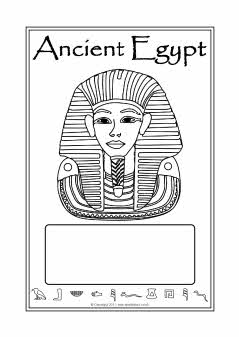 Ancient Egypt editable topic book covers (SB6878) - SparkleBox