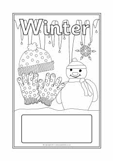 Winter editable topic book covers (SB6877) - SparkleBox