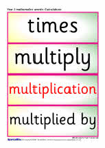 Year 3 maths vocabulary cards: Calculations (SB6882) - SparkleBox