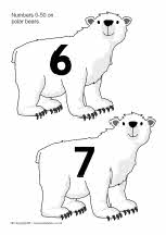 Numbers 0-50 on polar bears (SB6922) - SparkleBox