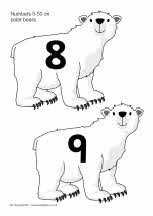 Numbers 0-50 on polar bears (SB6922) - SparkleBox